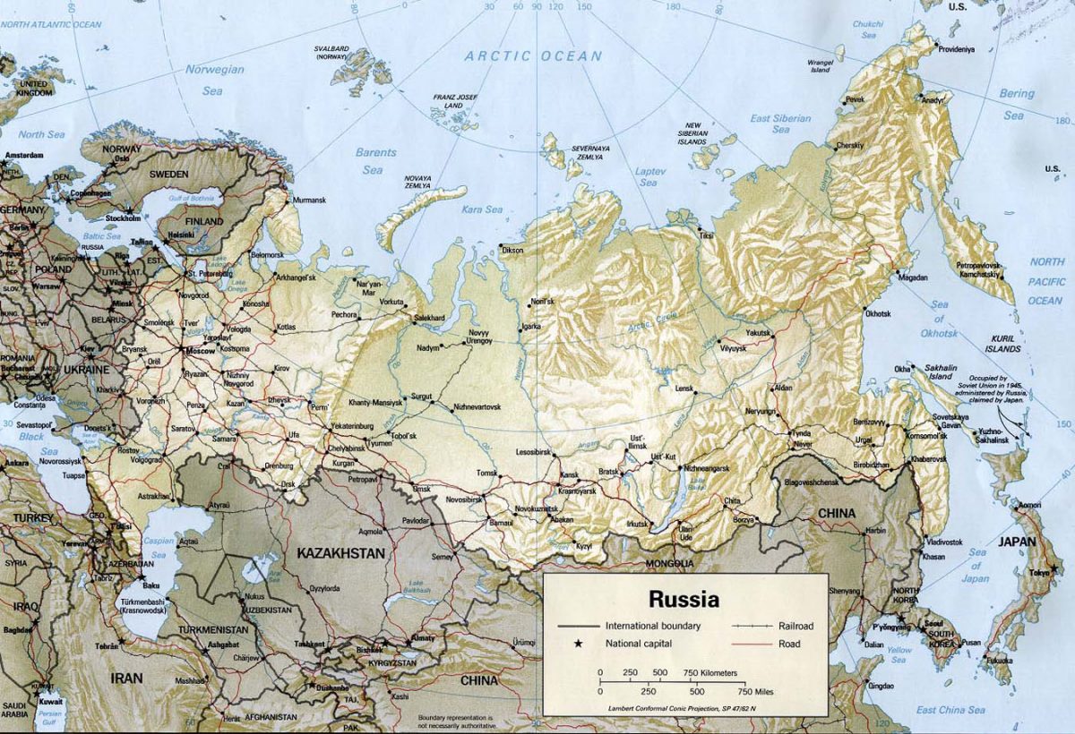 Cartes de la Russie - Carte-monde.org