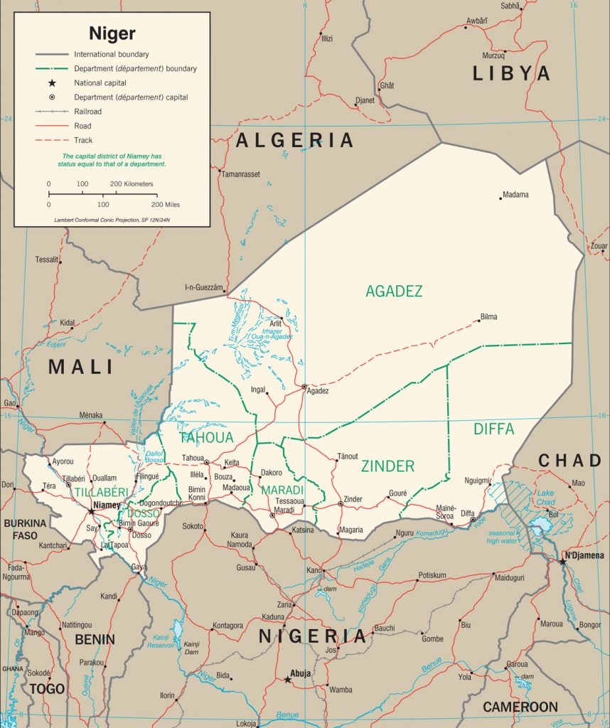 Cartes du Niger - Carte-monde.org