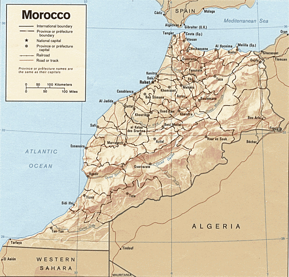 Cartes du Maroc - Carte-monde.org