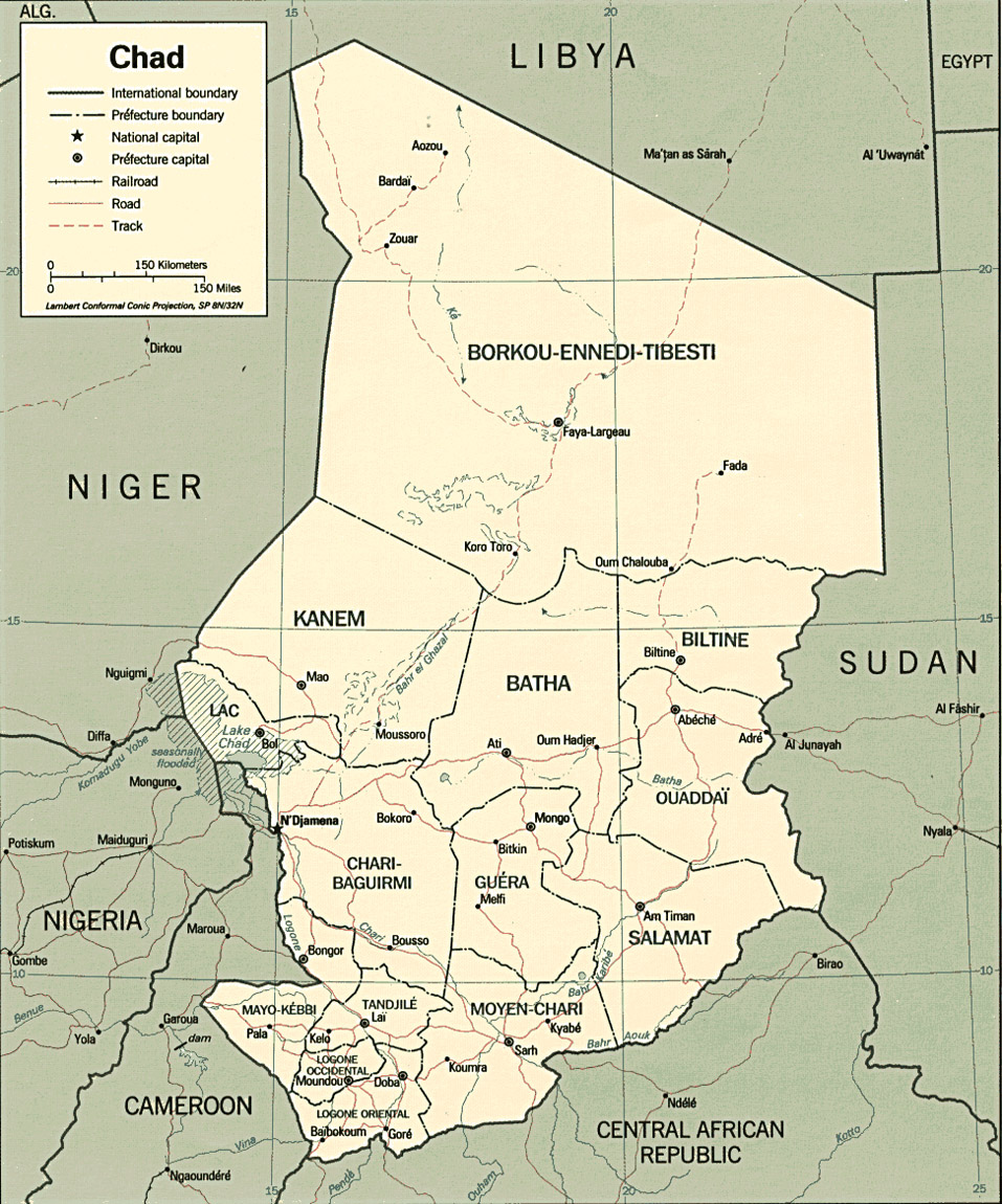 Cartes du Tchad - Carte-monde.org