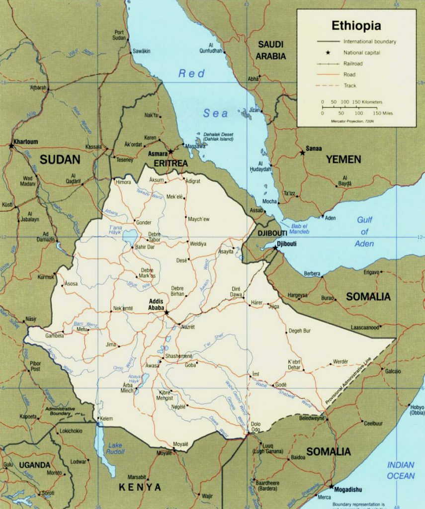 Cartes de l’Éthiopie - Carte-monde.org