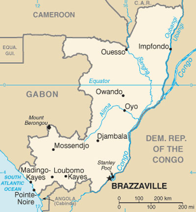 Cartes du Congo - Carte-monde.org